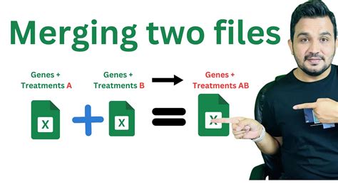 How To Merge Two Filesdatasets Of Gene Expression Using R Youtube
