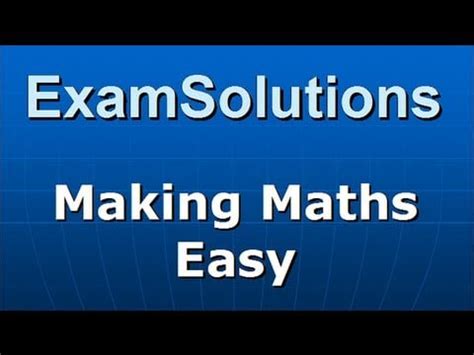 Modulus Inequalities ExamSolutions