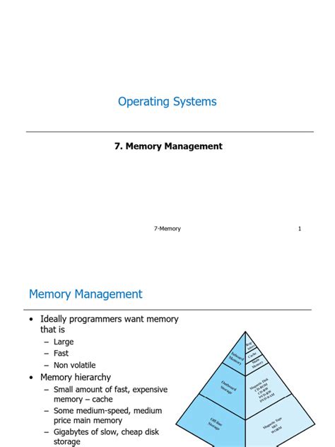 Chapter 7 Memory Management Pdf
