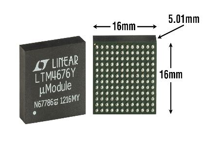 Dual 13A µModule Regulator With Digital Interface For Remote Monitoring Control Of Power