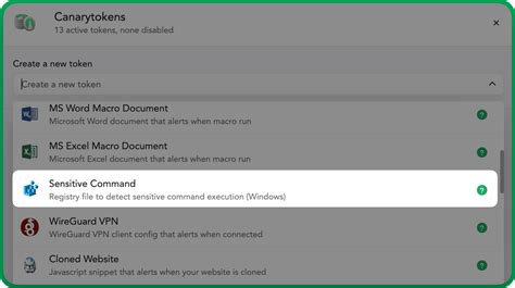 How Do I Create A Sensitive Command Canarytoken Thinkst Canary