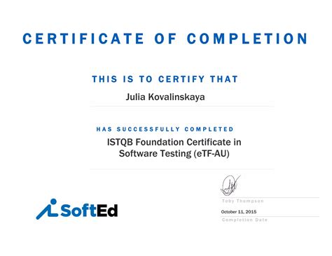Istqb Foundation Certificate In Software Testing Pdf