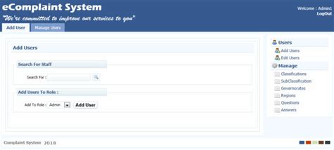 Add New User Screen Admin Module Download Scientific Diagram