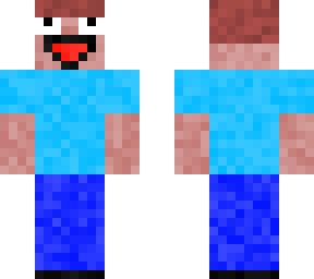 Goofy Ahh Steve Minecraft Skin