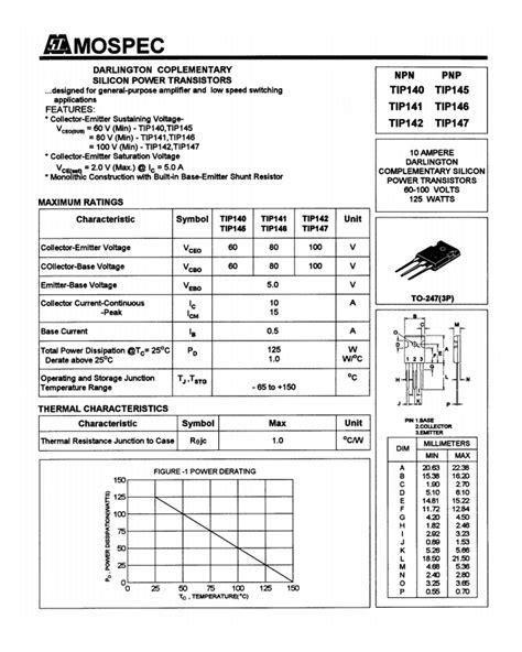 Tip142 Amplifier Tip142 Transistor Yfabc