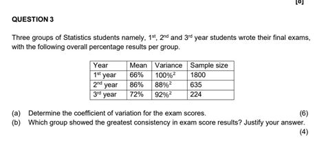 Solved Three Groups Of Statistics Students Namely St Nd Chegg