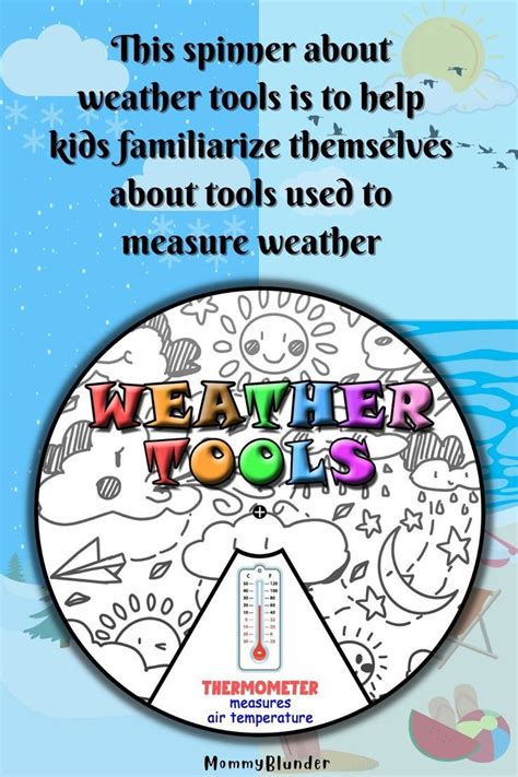 About The Weather Bundle Weather Tools Spinner Weather Instruments Anchor Chart Daily And Weekly