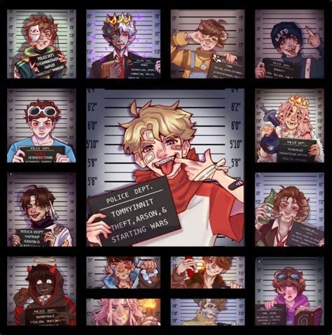Dsmp Memes And Pics 10 Mc Wallpaper Mug Shots Dream Artwork