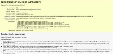 Templatedoesnotexist Issue Openwisp Openwisp Controller Github