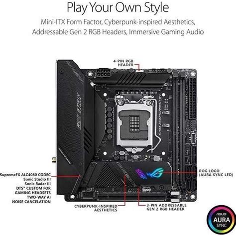 Jual Asus Rog Strix Z590 I Gaming Wifi Mini Itx Motherboard Lga1200 Shopee Indonesia