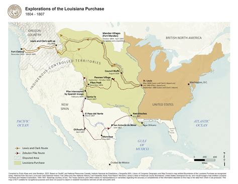Blank Louisiana Purchase Map