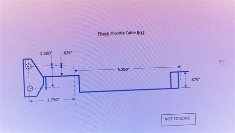Fitech Throttle Kickdown Cable Bracket — Kickdown Rods Galore And More