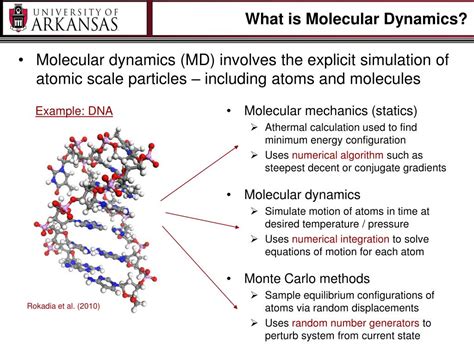 Ppt Molecular Dynamics Simulations And The Importance Of Advanced