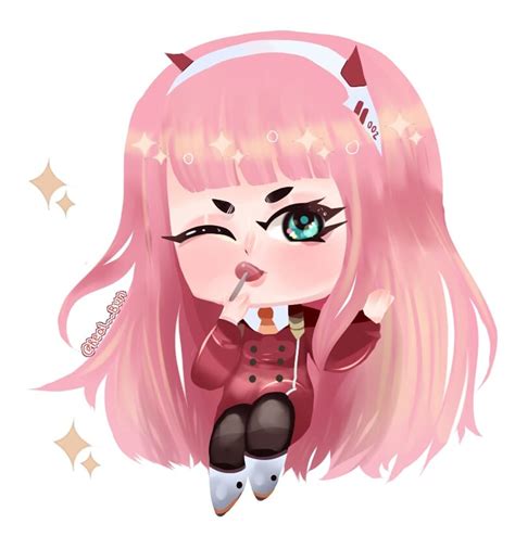 Zero Two Chibi By Realbun On Deviantart