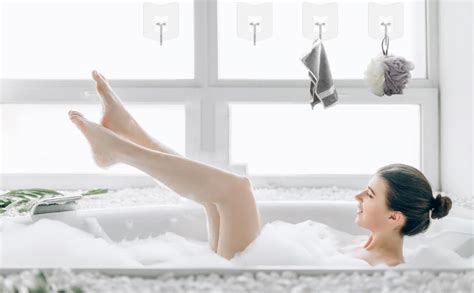 Nabreeli Adhesive Hooks For Hanging 12 Pack Heavy Duty Wall Hook 304 Stainless Steel Self