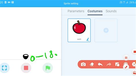 Apple Catcher Game Using Scratch Language In Mblock App Youtube