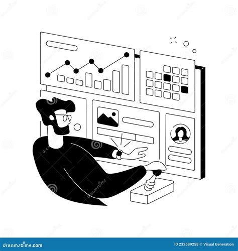 Dashboard Metrics Line Icon Vector Dashboard Metrics Outline Sign Concept Symbol Flat