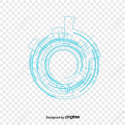 빛나는 푸른 기술 라인 일러스트발광 매체추상 라인 Png 일러스트 무료 다운로드 Lovepik