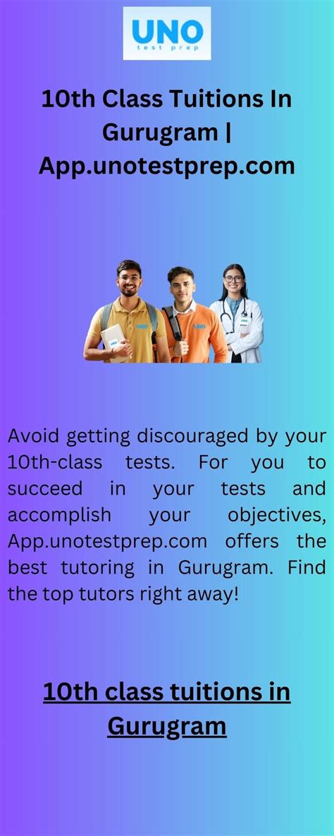10th Class Tuitions In Gurugram Uno Test Prep