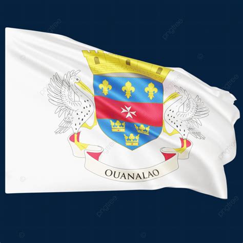 Saint Barthelemy Flag Waving Saint Barthelemy Flag With Pole Saint