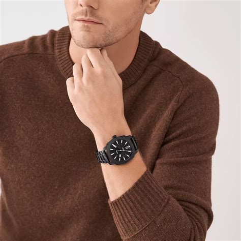 Reloj Machine De Acero Fossil