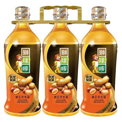 Lion And Globe Pure Peanut Oil 3pc