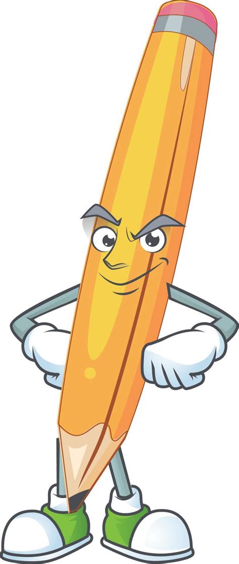Cartoon Pencil Vector 19507497 Vector Art At Vecteezy