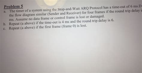 Problem 5 A The Timer Of A System Using The