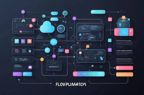 Premium Ai Image Ux Ui Flowchart Application Development Prototype