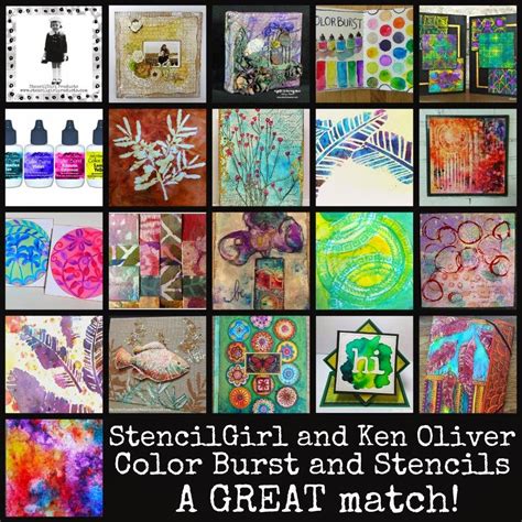 Kens World In Progress Stencil Girl And Ken Oliver Crafts Blog Rewind