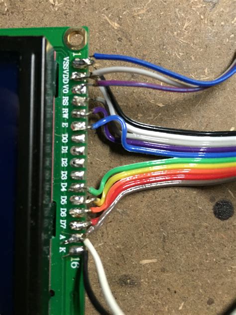 Arduino Lcd Screen Pin Connections