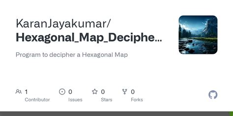 Github Karanjayakumarhexagonalmapdecipheringprogram Program To