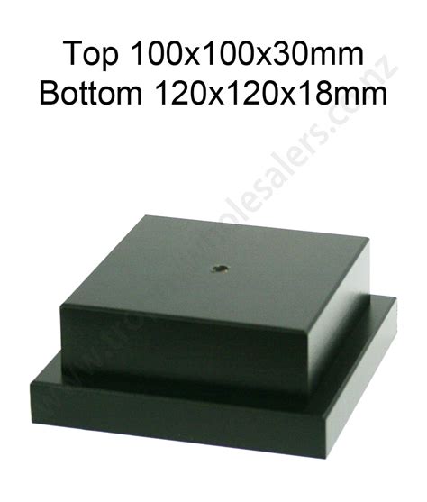Black Matt Stack Base Wholesale Trophy Components