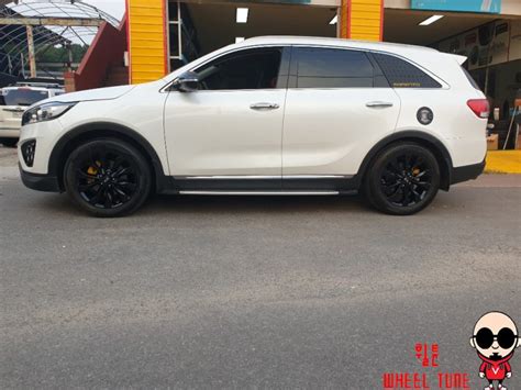 기아 더뉴쏘렌토 튜온블랙패키지 순정19인치 블랙휠장착기 더뉴쏘렌토블랙휠 더뉴쏘렌토튜온블랙순정휠 휠튠 네이버 블로그