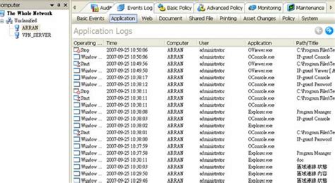 Application Application Startup And Stop Log