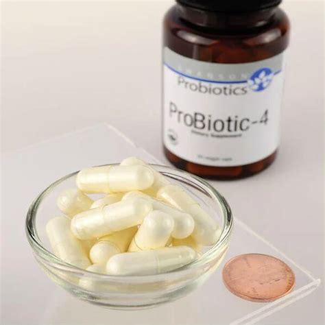 Swanson Probiotics Probiotic 4 3 Billion Cfu 60 Veggie Capsules