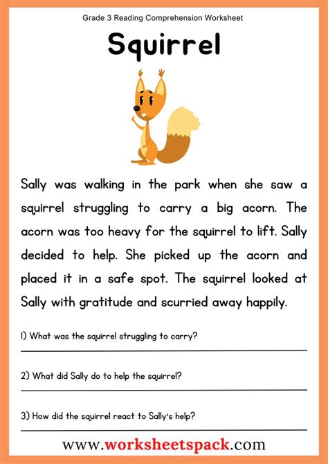 Grade 3 Reading Comprehension Worksheets Worksheetspack Reading Comprehension Worksheets