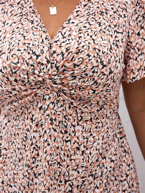 Shein Frenchy Plus Size Teacher Clothesbridgerton V Neck All Over