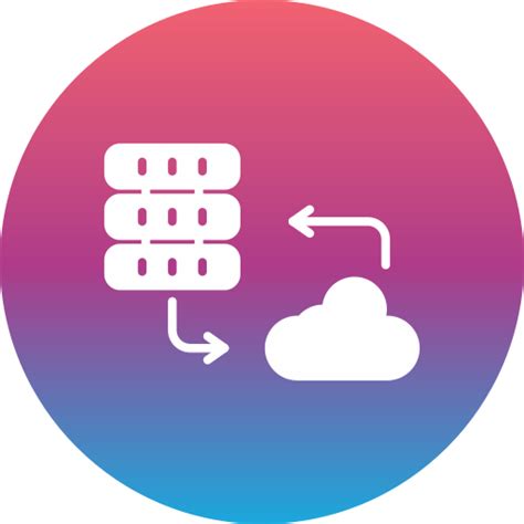 Cloud Server Free Networking Icons