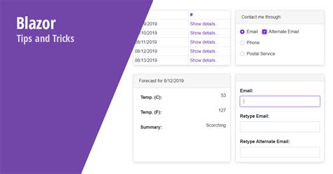 Blazor Components Tips Tricks
