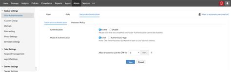 Secure Browser Security Plus With Two Factor Authentication