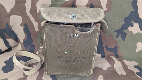 Ee8 Us Toile à Rénover Téléphone De Campagne Surplus Radio Militaire