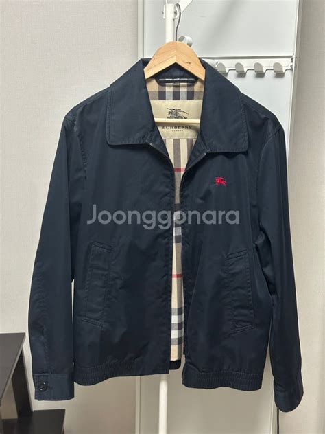 Burberry 버버리런던 정품 노바체크 블루종 자켓 자켓 코트 중고나라