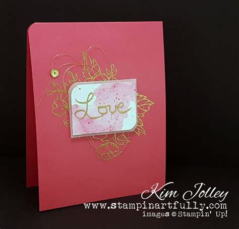 Stampin Artfully Fancy Gilded Handwriting Cards Handmade