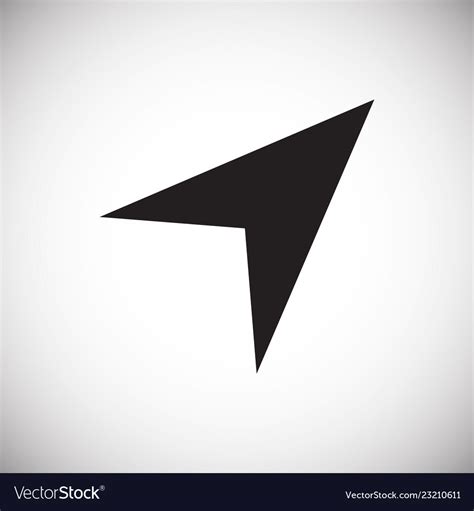 Cusor Icon On White Background For Graphic And Web