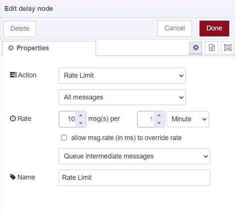 Node Red Delay Node • Flowfuse