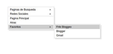 Menú Contextual Sencillo Con Html5 Css3 Y Javascript Jquery Friki Bloggeo