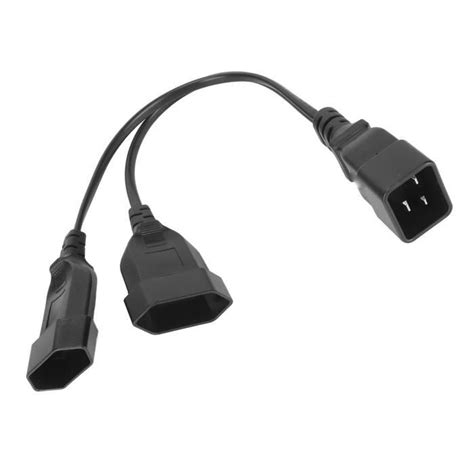 Ziu Cordon Dalimentation Double Prise Ue Vers Iec320 C20 Double Prise Ue Vers Iec320 C20 Cordon
