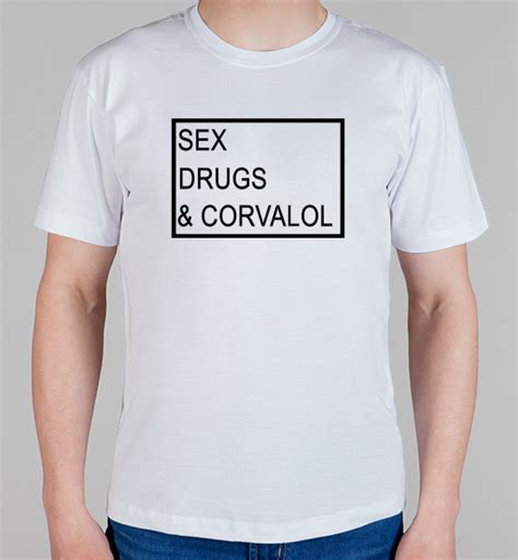 Мужская футболка Sex Drugs And Corvalol купить в Минске с доставкой цена