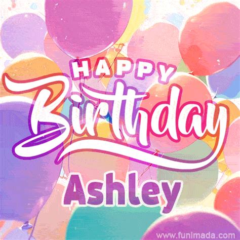 Happy Birthday Ashley S For Her Download On